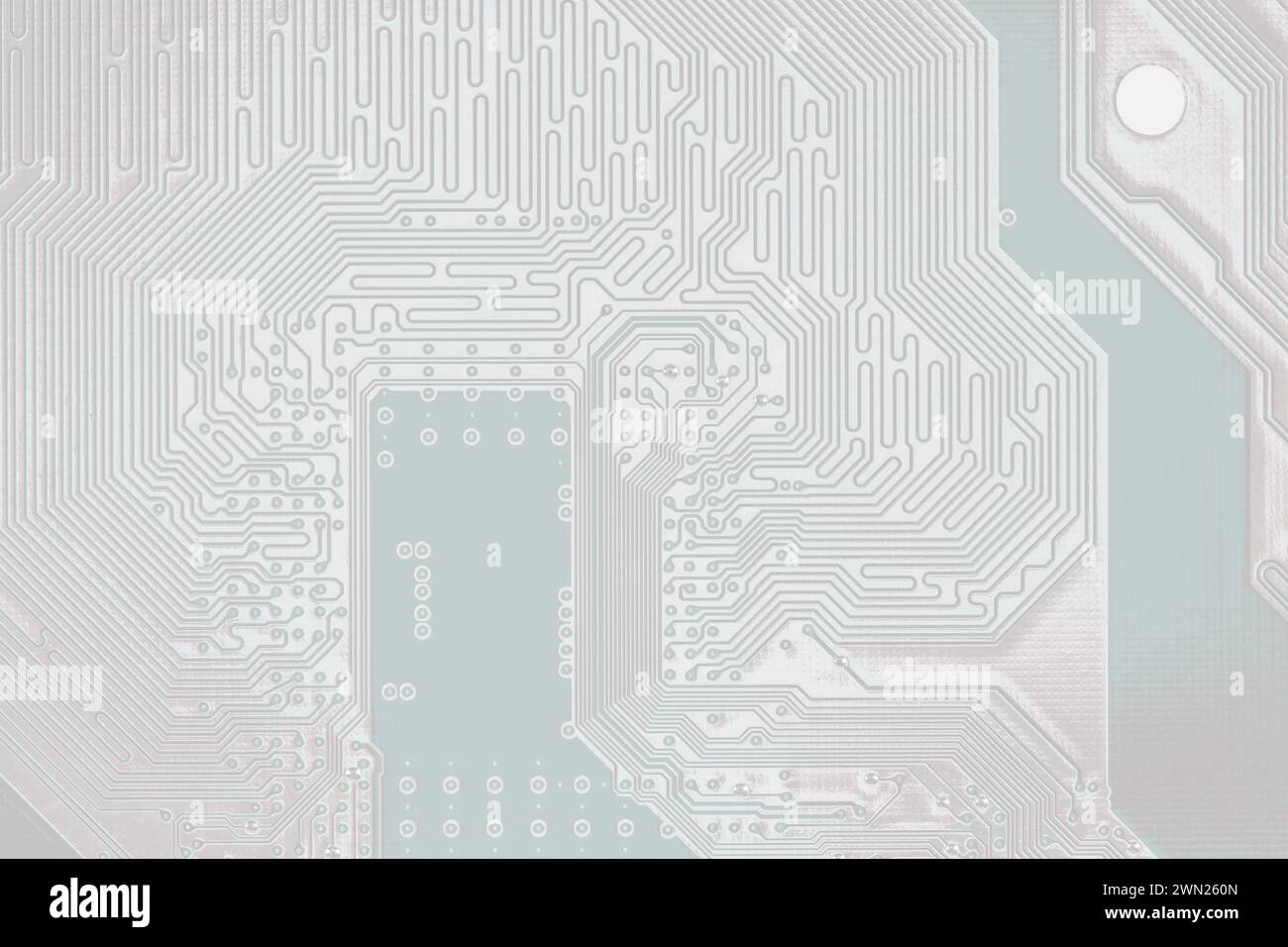 electrical connections of computer mother board. details closeup ...