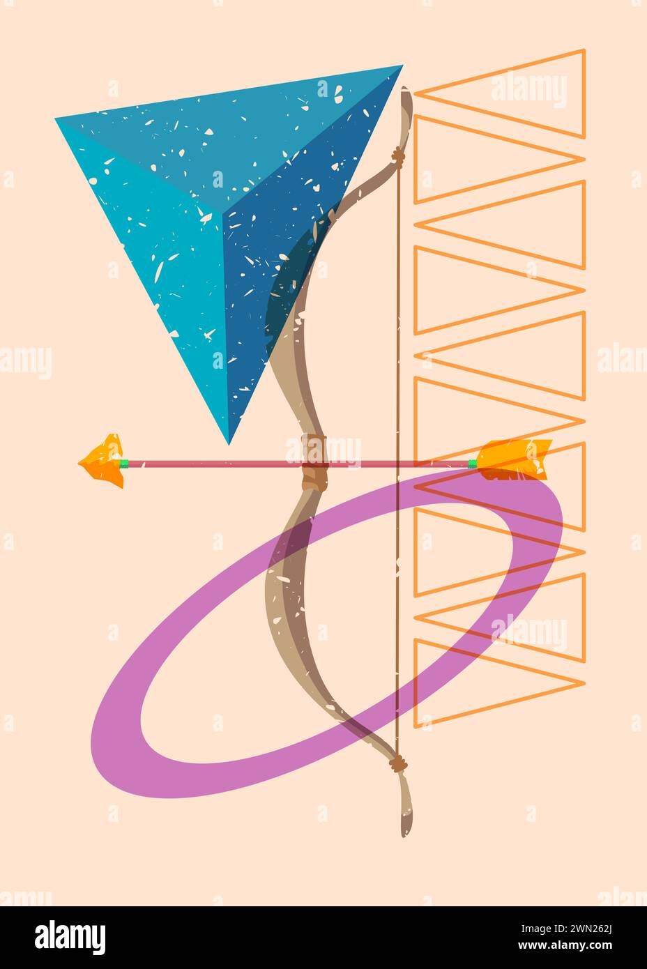 Medieval bow Stock Vector Images - Alamy