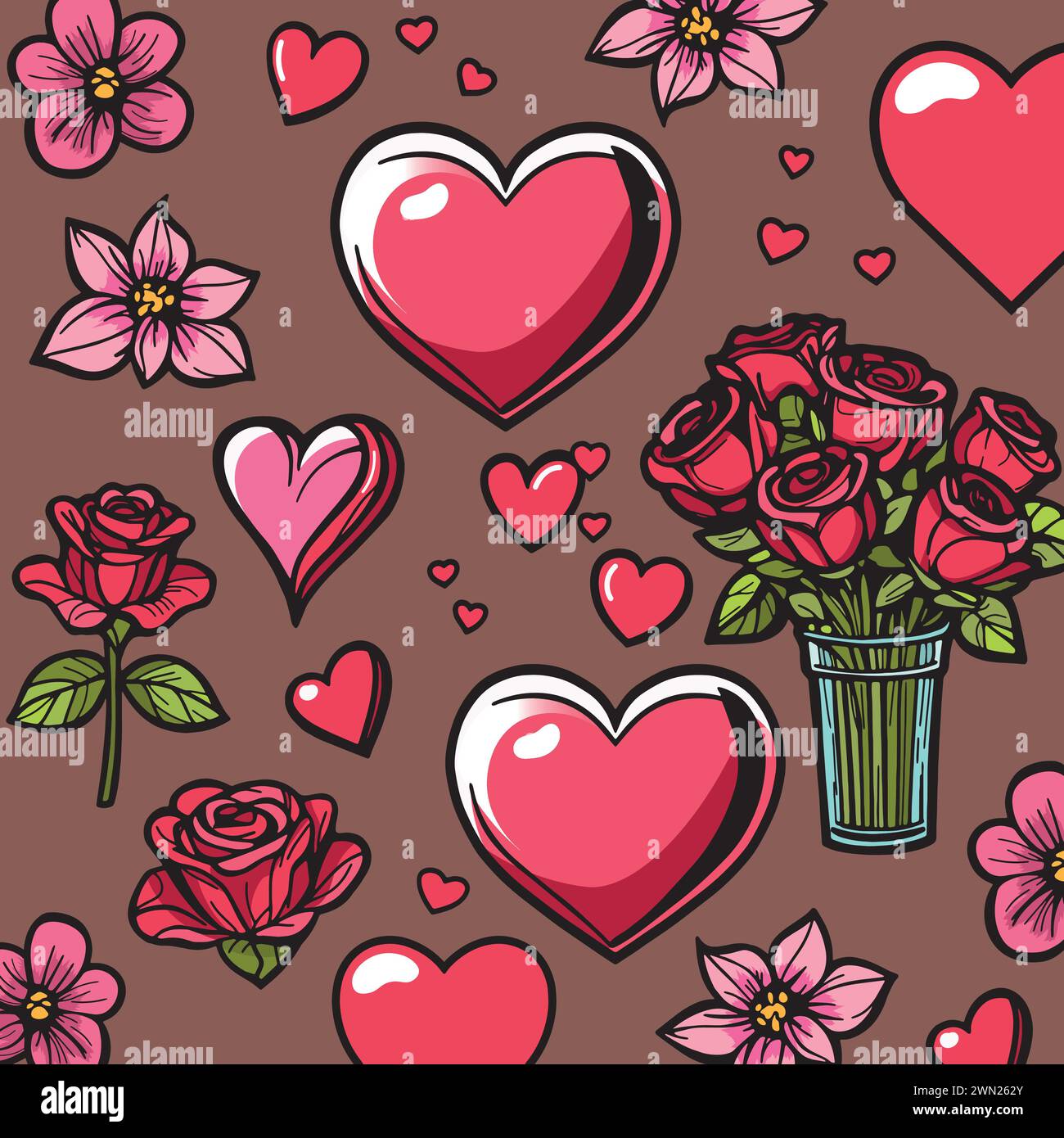 Nature inspired illustrations Stock Vector Images - Alamy