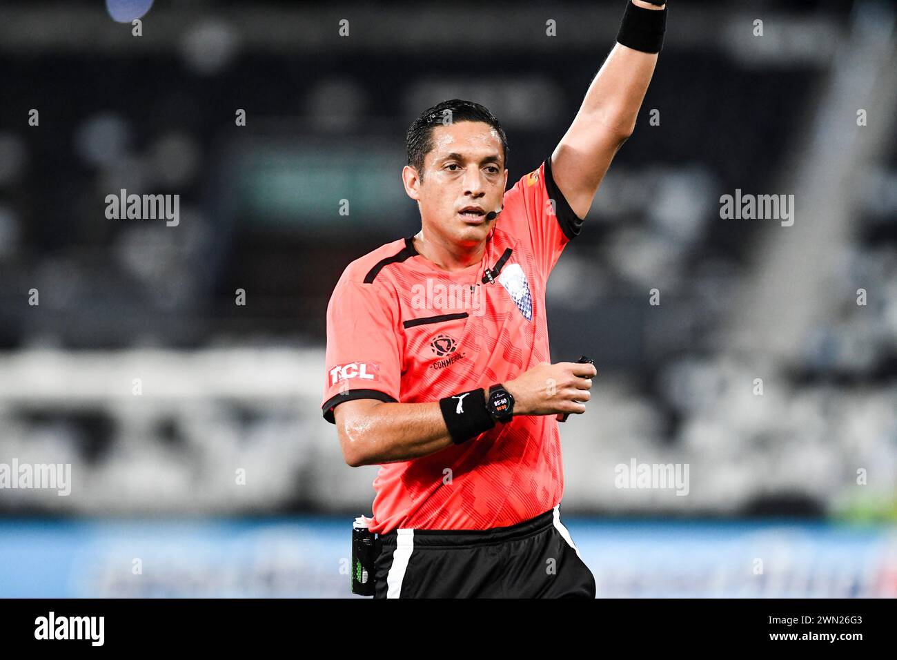 Rio, Brazil - February 28, 2024, Jesus Valenzuela referee in match ...