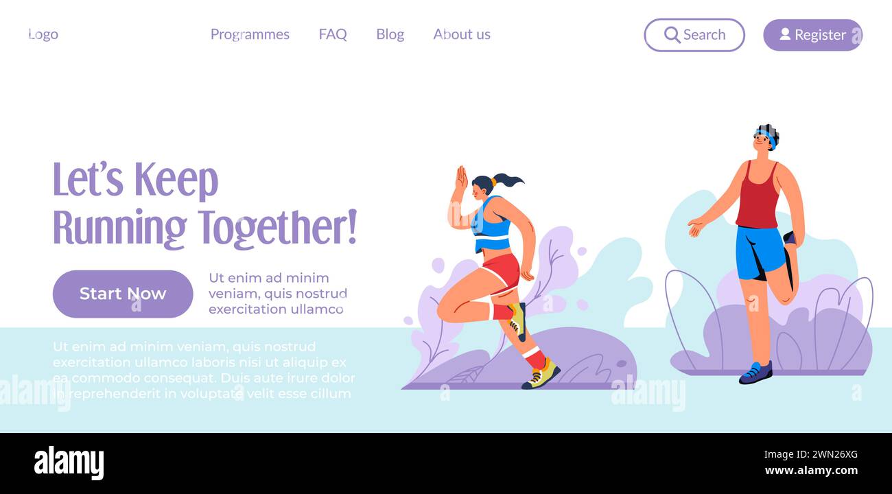 Keep fit outside Stock Vector Images - Alamy