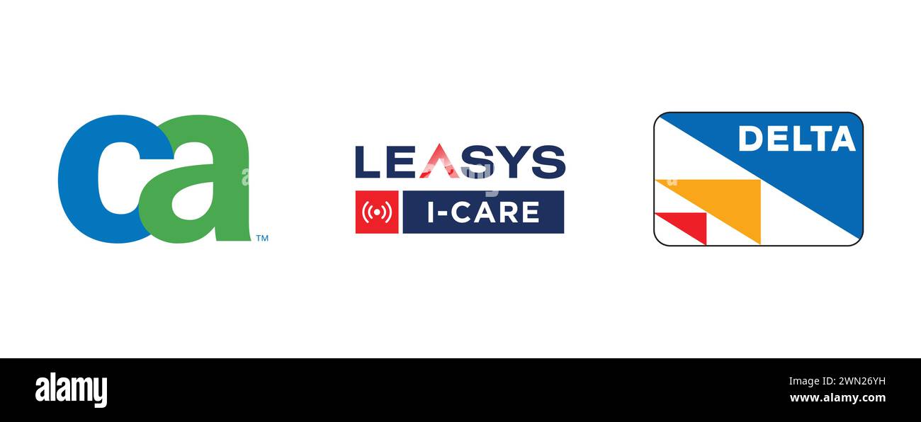 Leasys, MUFG, BANCO REAL ABN AMRO. vector illustration isolated on ...