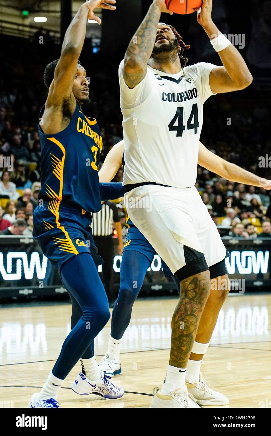 February 28, 2024: Colorado Buffaloes center Eddie Lampkin Jr. (44 ...