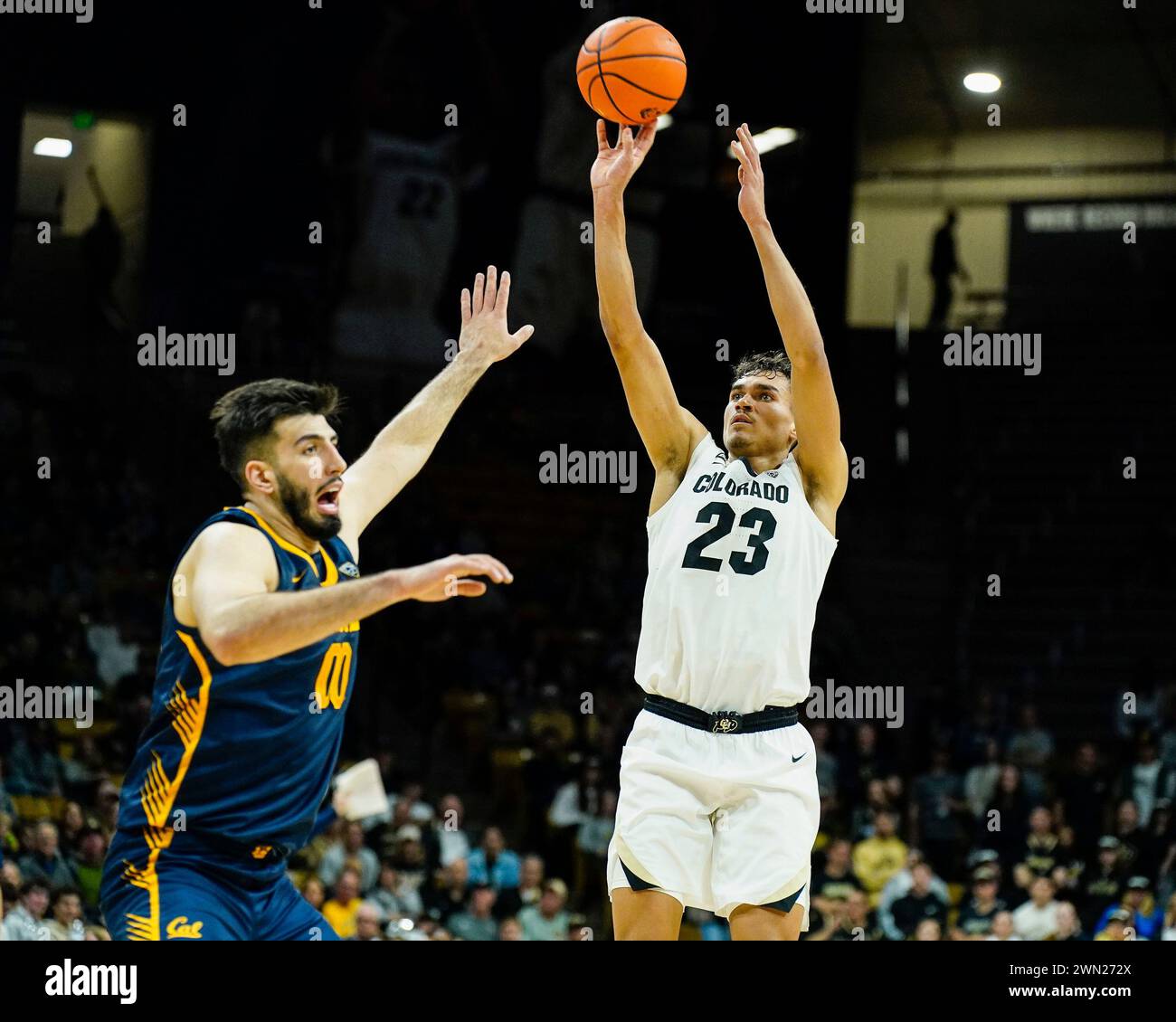 February 28, 2024: Colorado Buffaloes forward Tristan da Silva (23 ...