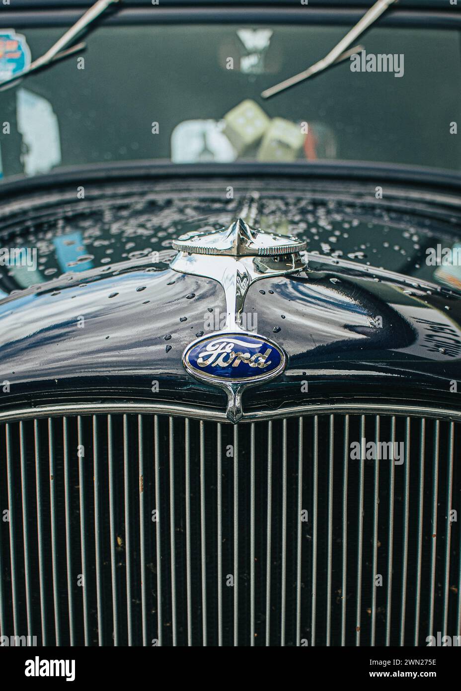 Thames, New Zealand, 24 November 2022, Beach Hop Car Rally: Detail shot ...