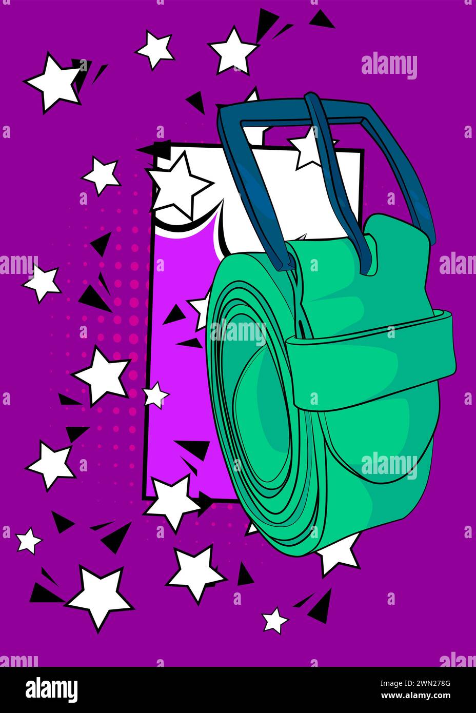 Cartoon Men's Belts, comic book personal clothing accessory. Retro ...