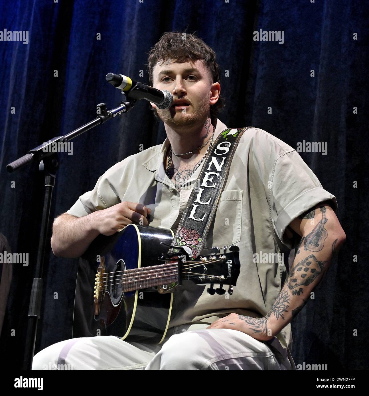 Nashville, USA. 28th Feb, 2024. Austin Snell onstage at the Warner ...
