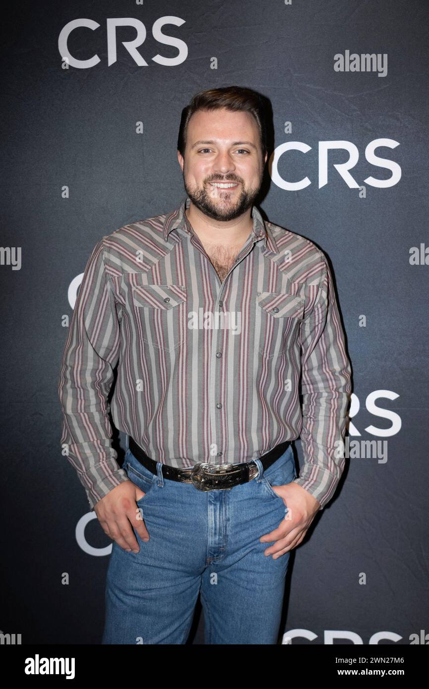 Walker Montgomery poses during Amazon Music Country Heat at Country ...