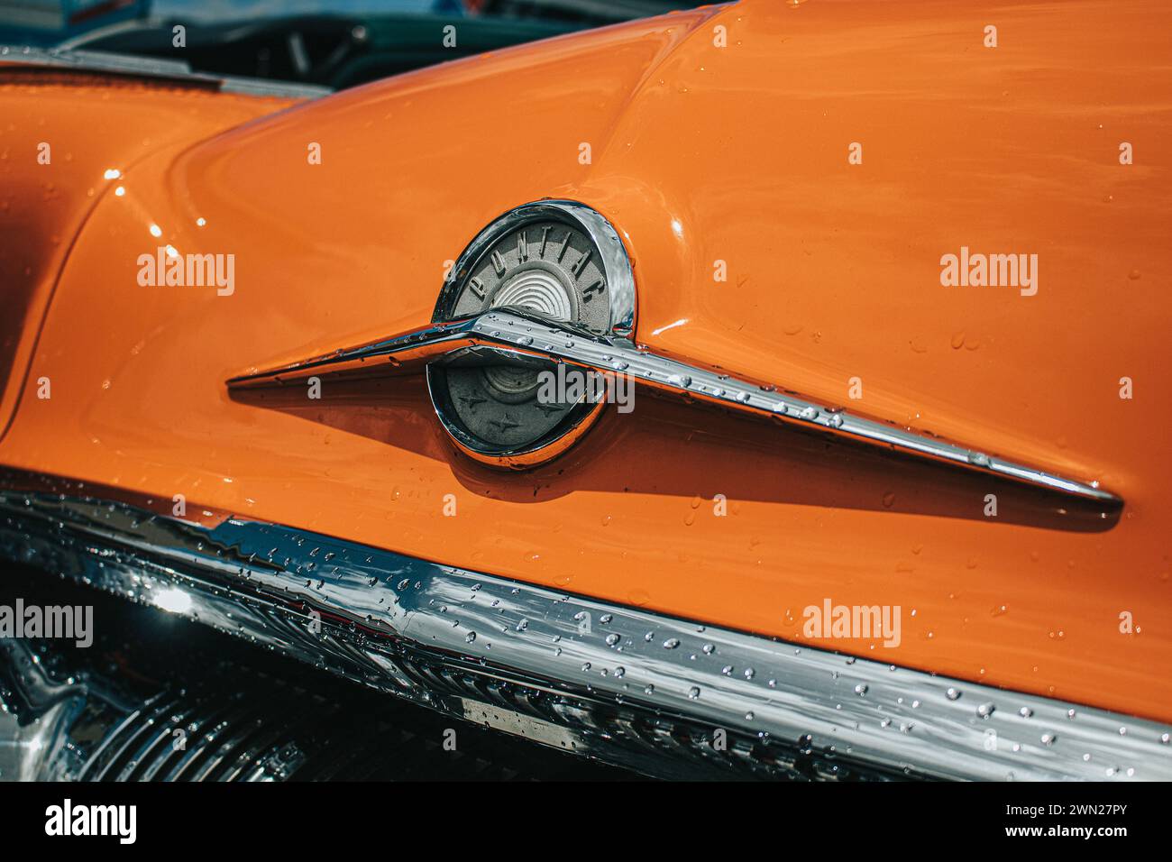 Thames, New Zealand, 24 November 2022, Beach Hop Car Rally: Detail shot ...