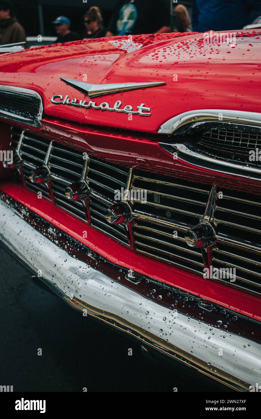 Thames, New Zealand, 24 November 2022, Beach Hop Car Rally: Restored ...