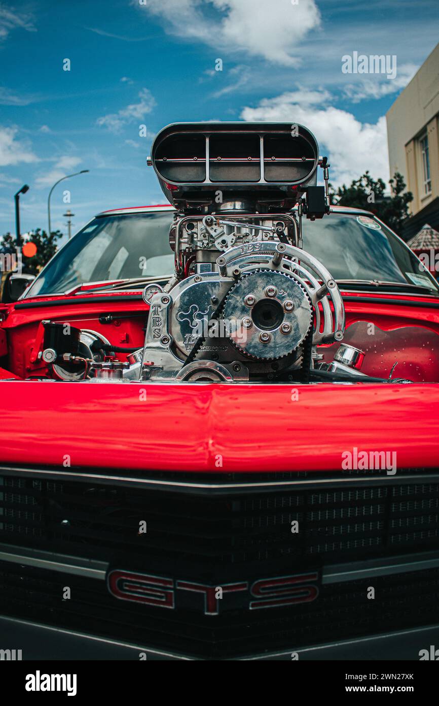 Thames, New Zealand, 24 November 2022, Beach Hop Car Rally: Restored ...