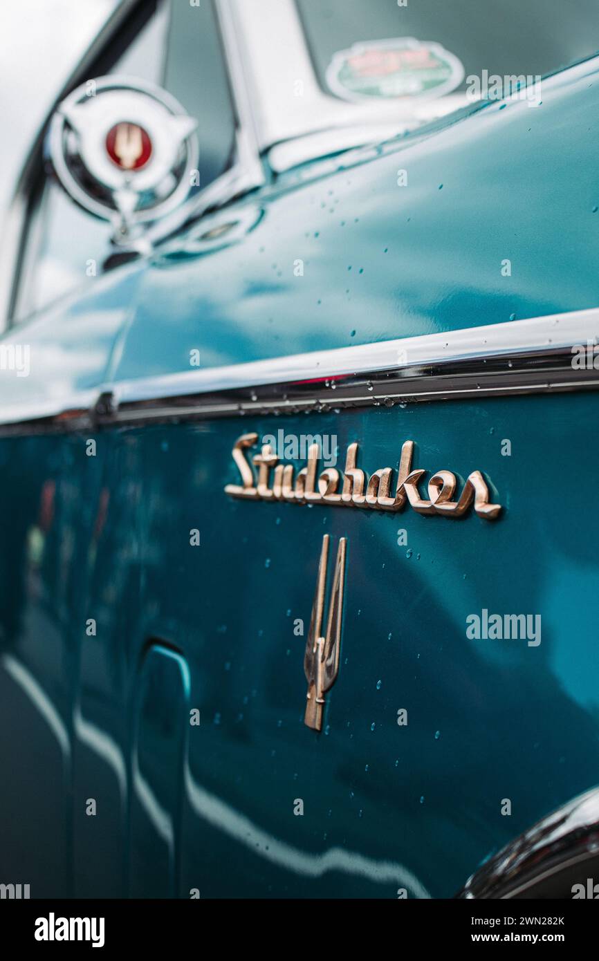 Thames, New Zealand, 24 November 2022, Beach Hop Car Rally: Detail shot ...