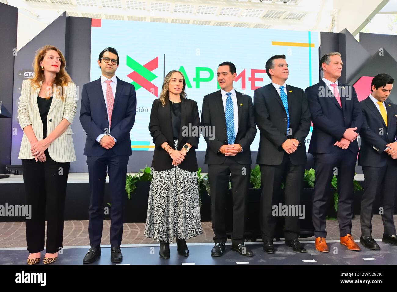 LEON, MEXICO - FEB 28. Board of Members take their vows during the ...