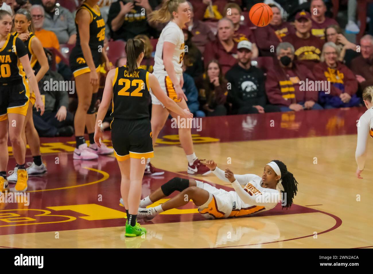 Minneapolis, Minnesota, USA. 28th Feb, 2024. Minnesota Golden Gophers ...