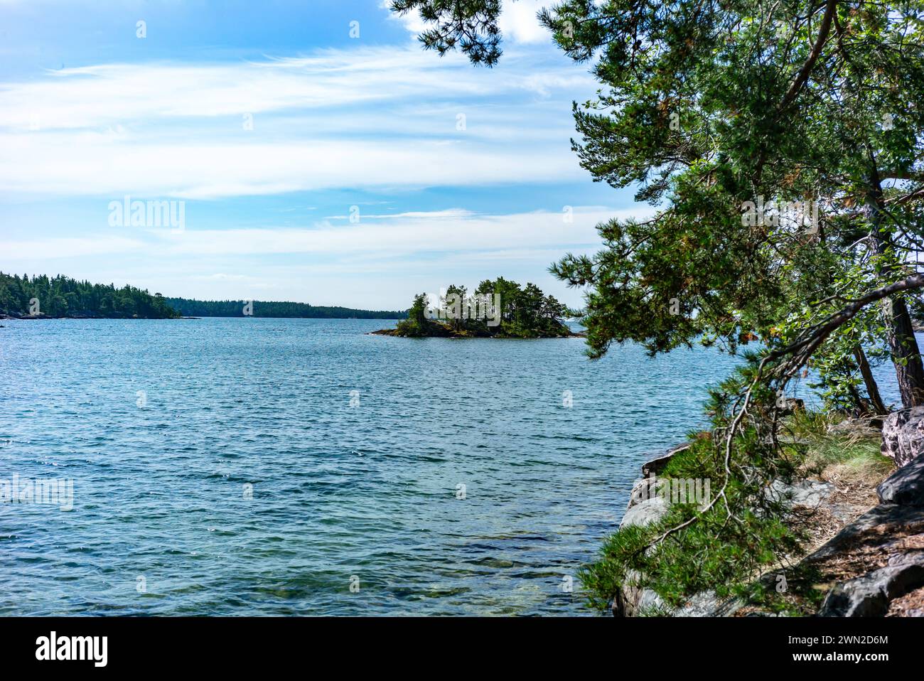 lake vattern in southern sweden *** Vatternsee in Südschweden Copyright ...
