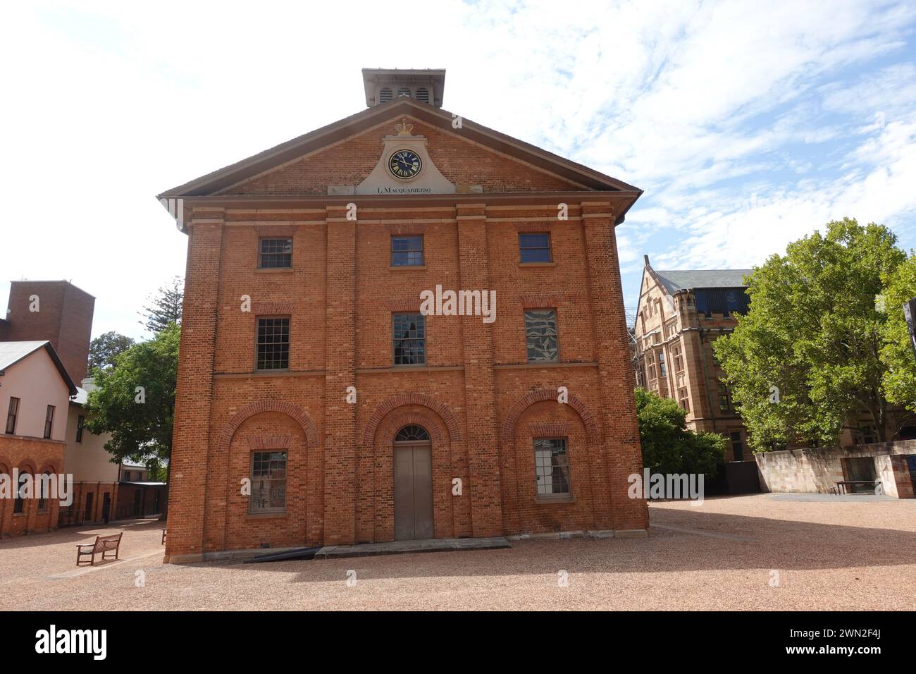 Hyde Park Barracks, located in Sydney, Australia, is a historic site ...