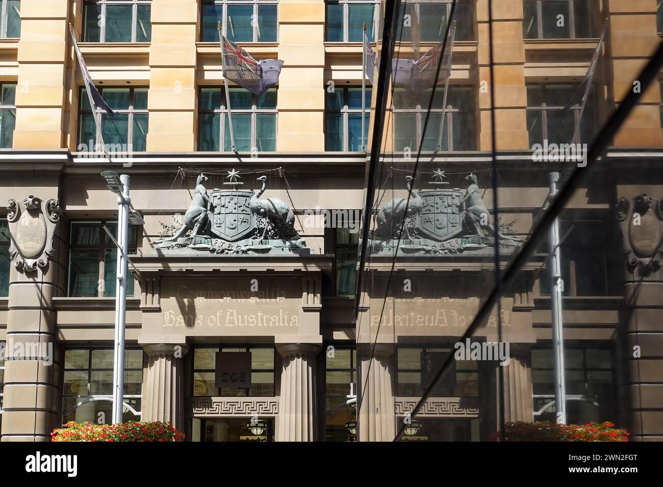 The Commonwealth Bank of Australia in Martin Place, Sydney, is a ...