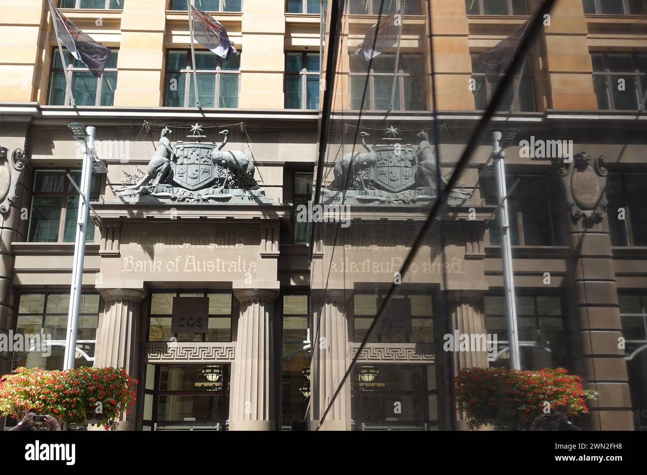 The Commonwealth Bank of Australia in Martin Place, Sydney, is a ...