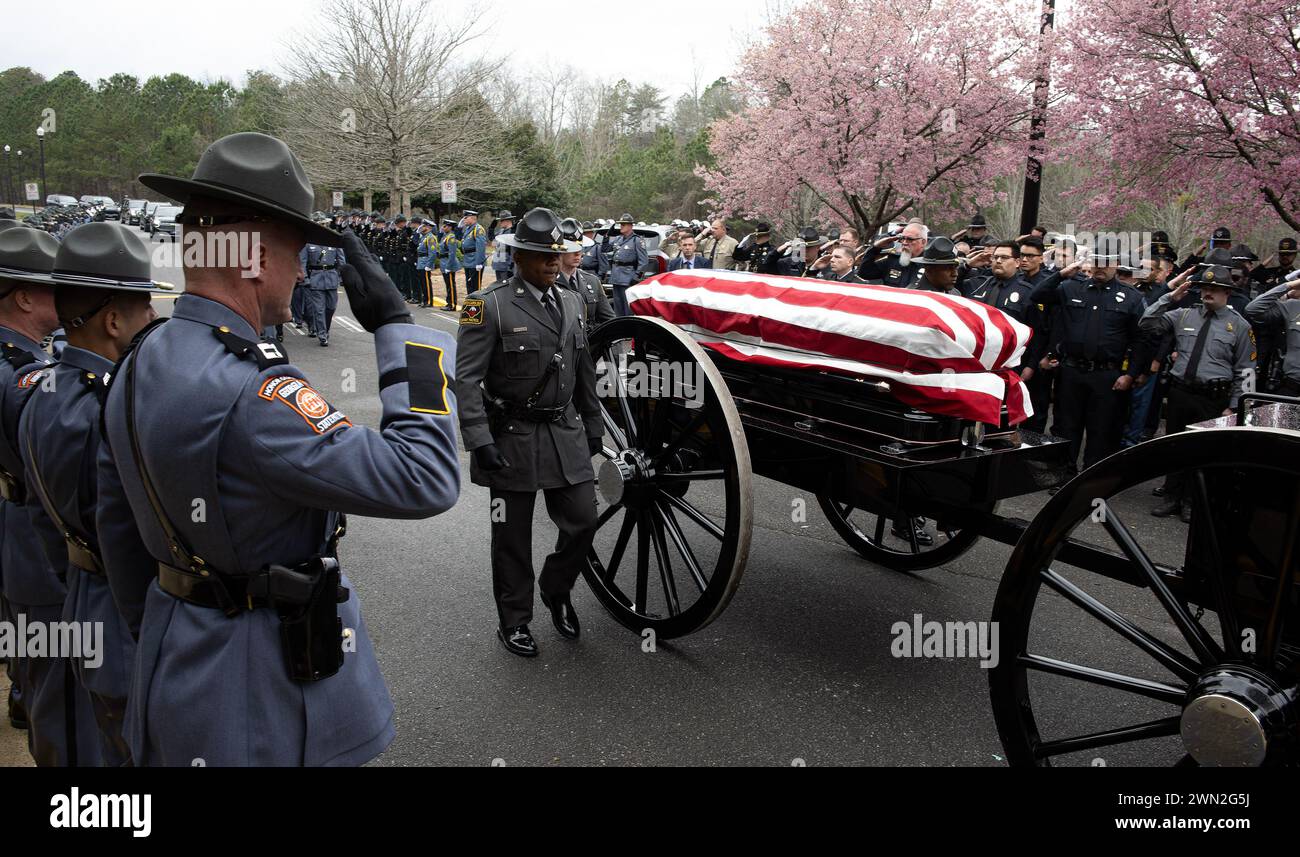 Canton, Georgia, USA. 27th Feb, 2024. Law enforcement officers from ...