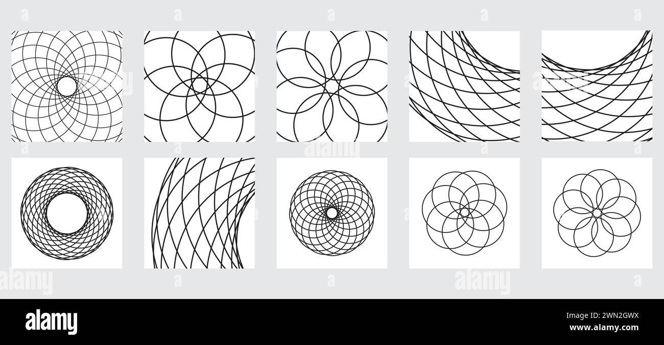 line texture background in vector formate style, square box composed ...