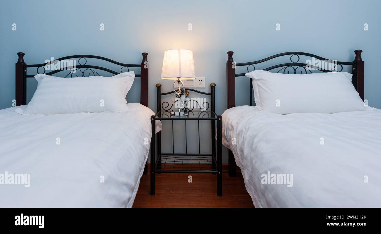 Two 2 double beds hi-res stock photography and images - Alamy