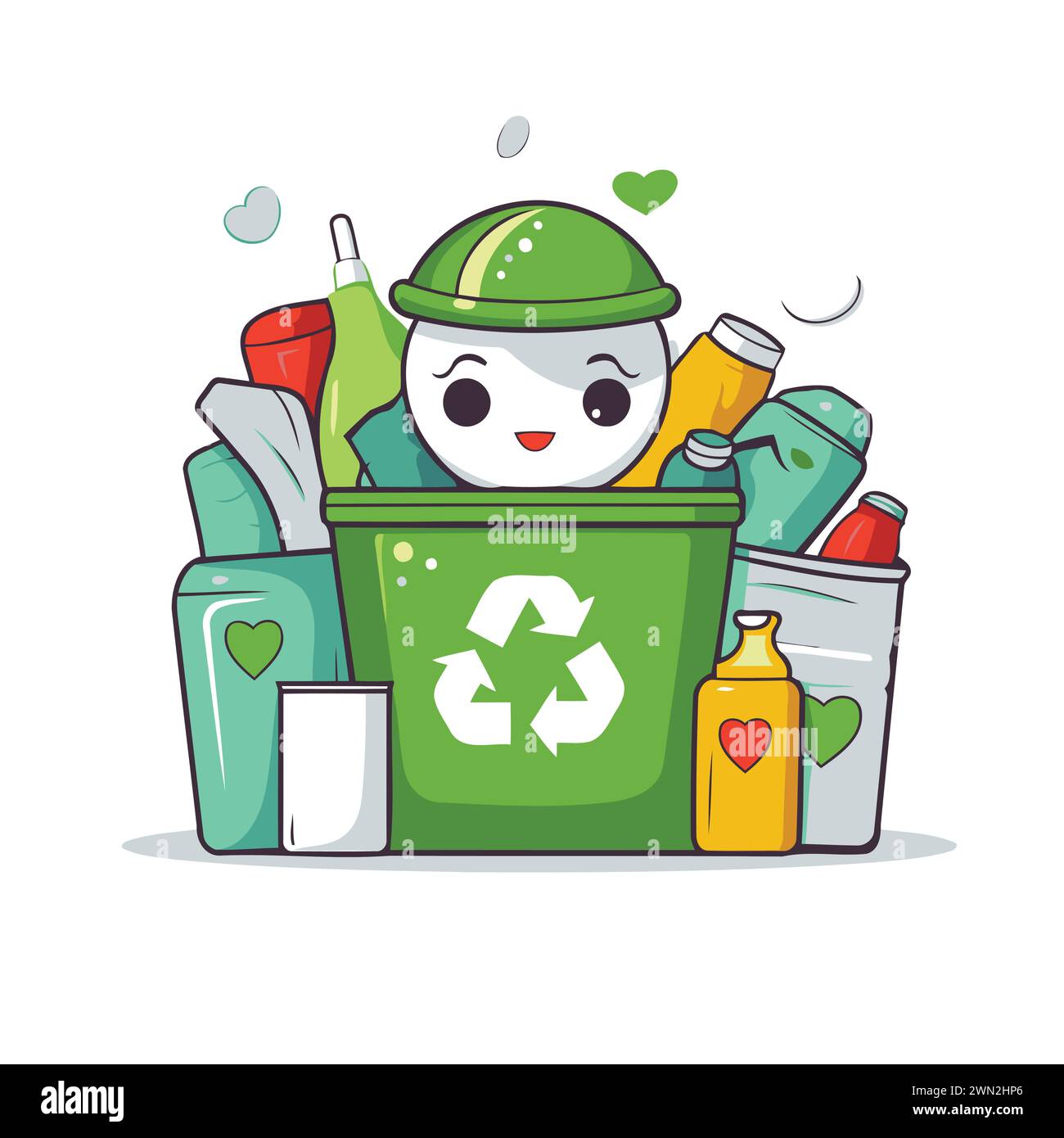 Eco friendly character Cut Out Stock Images & Pictures - Alamy