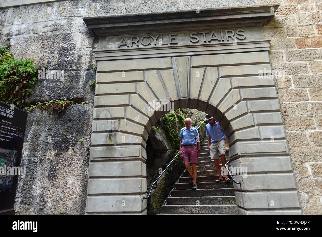 Argyle stairs the rocks hi-res stock photography and images - Alamy