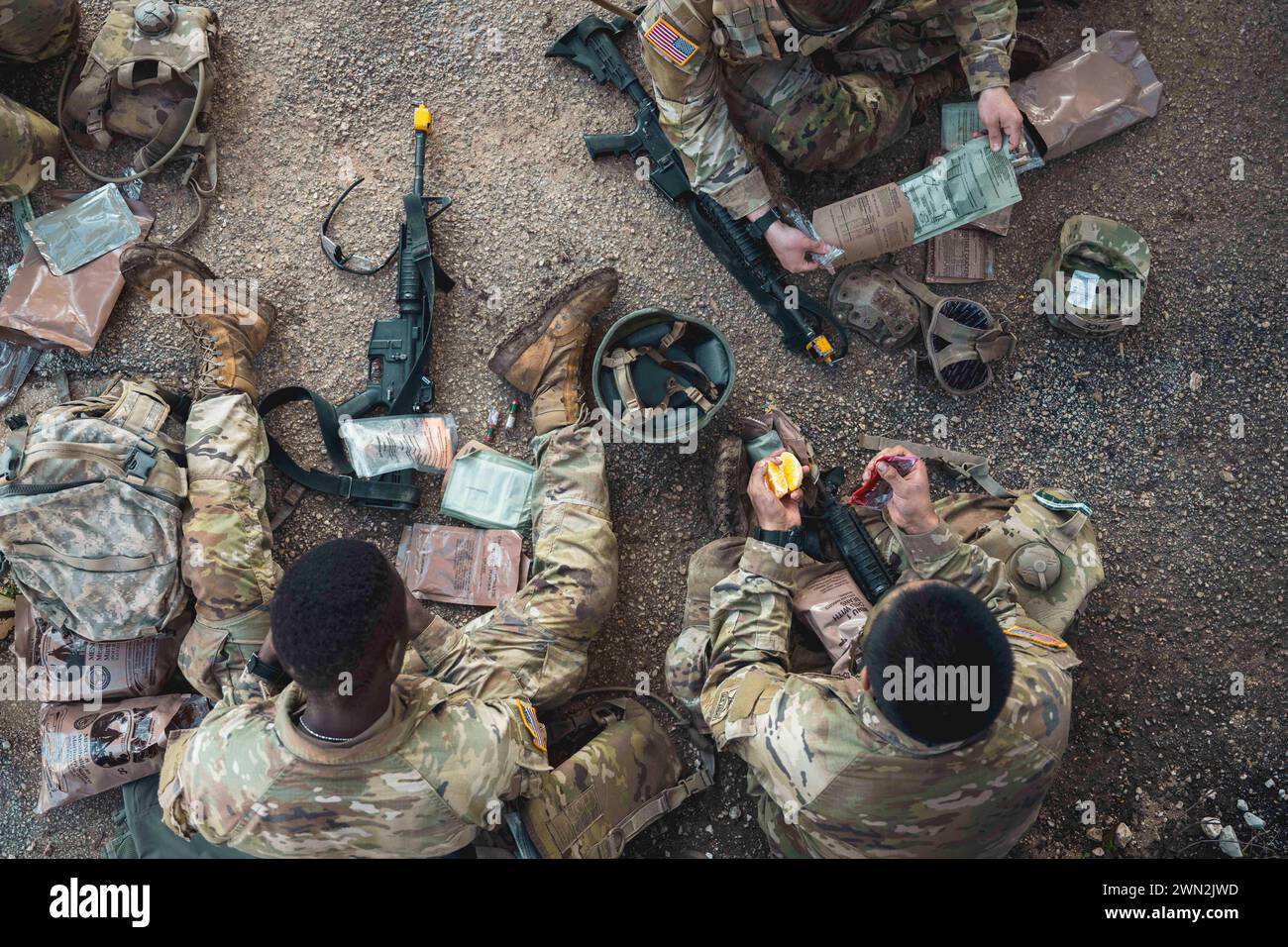 San Antonio, Texas, USA. 25th Jan, 2024. Soldiers with the U.S. Army ...