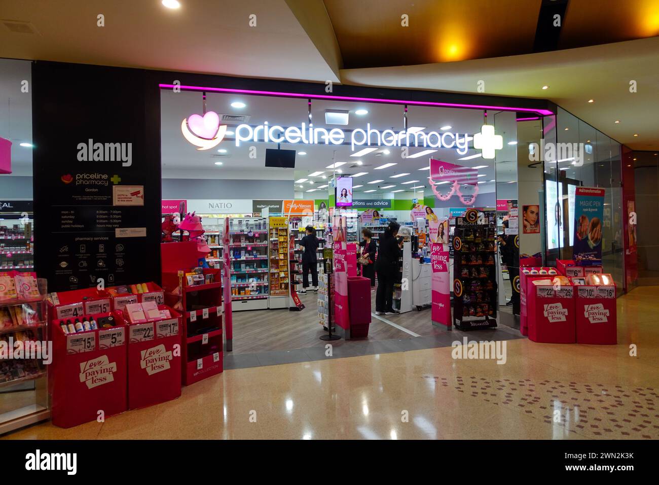 Entrance of a Priceline Pharmacy store in Australia Stock Photo - Alamy