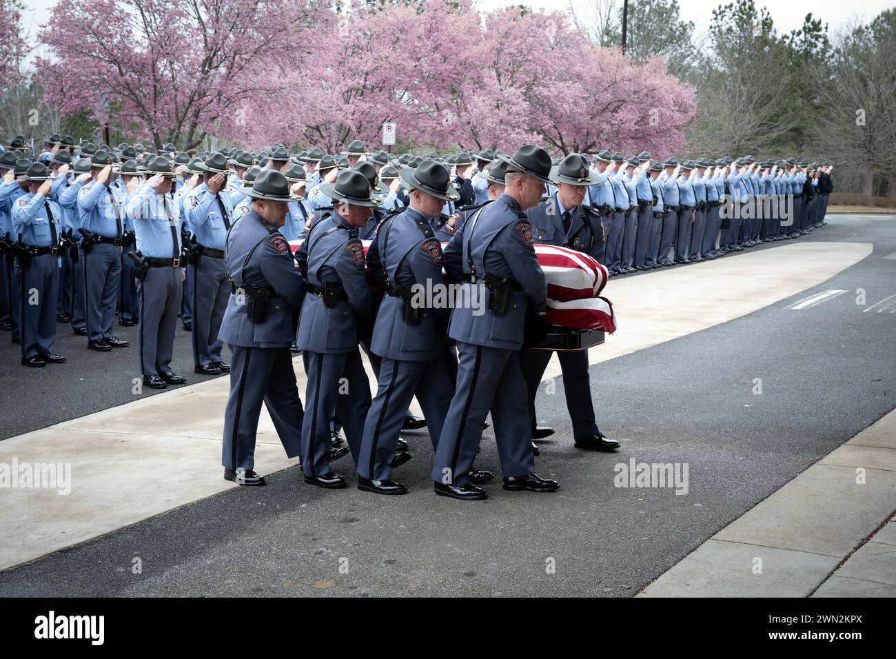 State trooper salute hi-res stock photography and images - Alamy