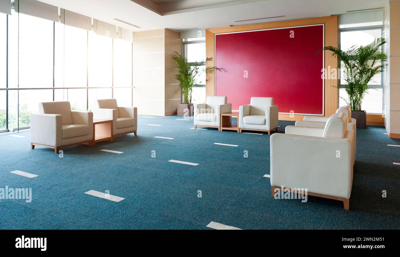 Empty reception room in a hotel in China Stock Photo - Alamy