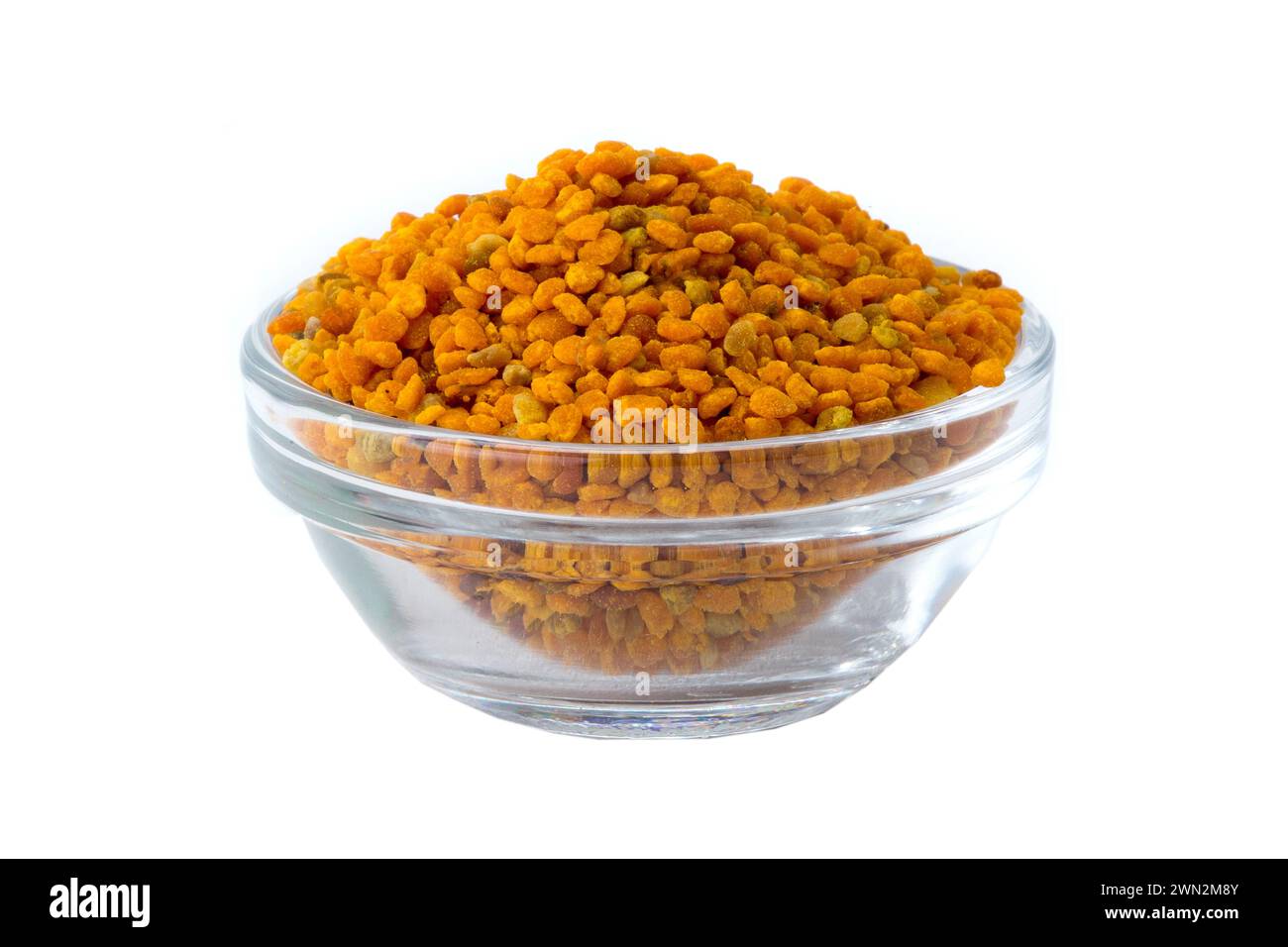 Bee pollen propolis on a white background Stock Photo - Alamy
