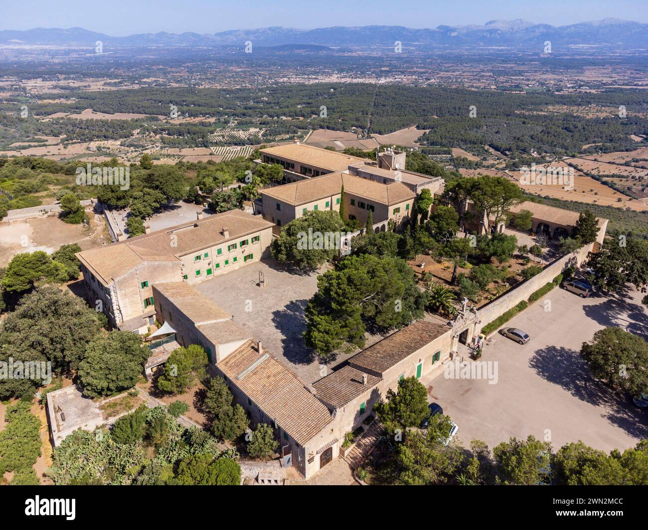 Sanctuary of Our Lady of Cura,Puig de Cura, Algaida, Mallorca, Spain ...
