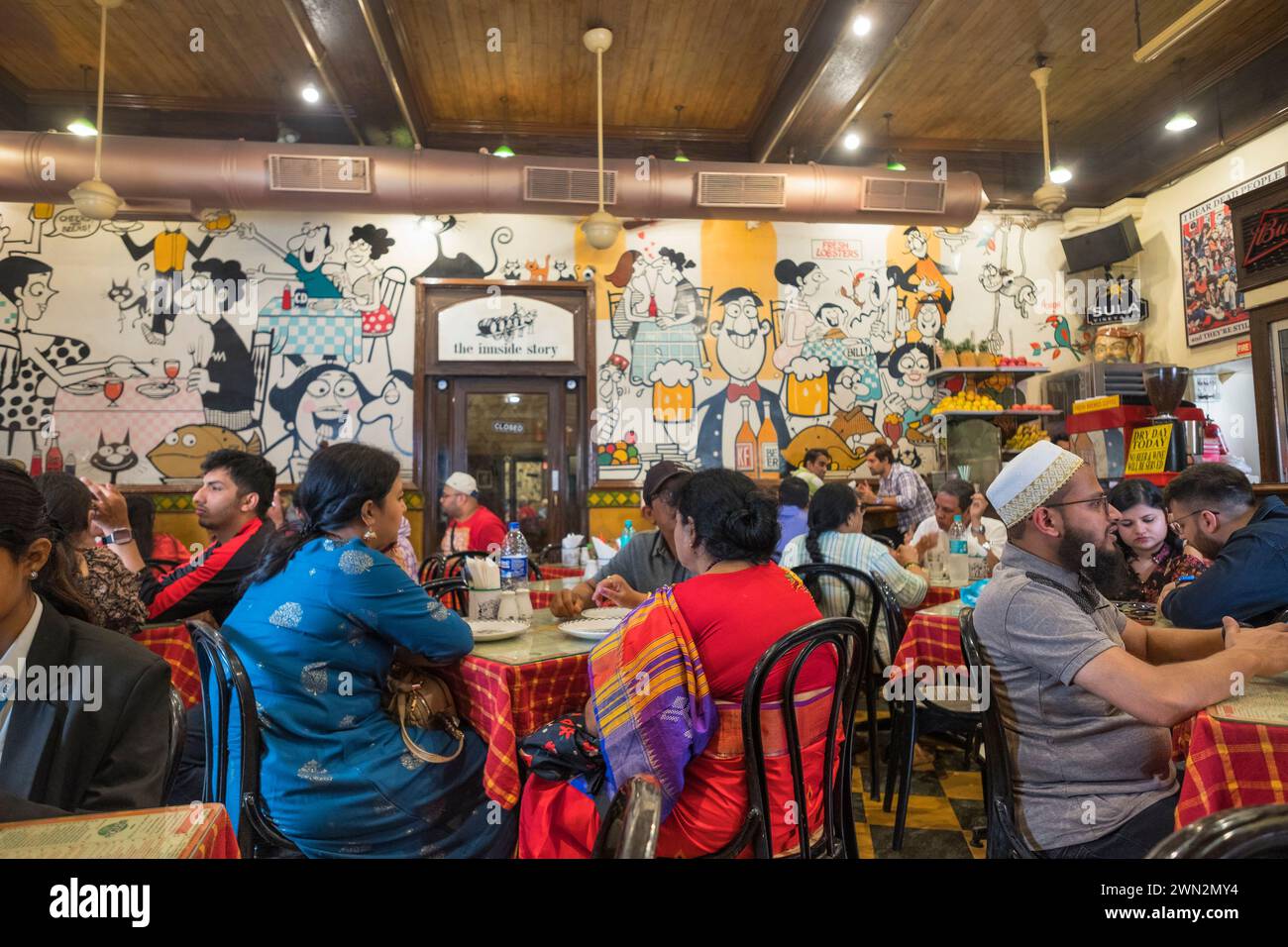 Cafe Mondegar Colaba Causeway Mumbai Bombay Maharashtra India Stock ...