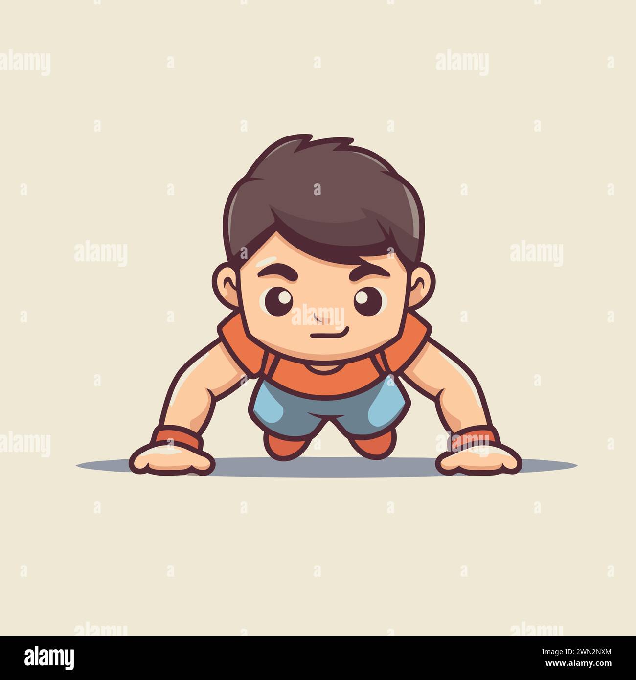 People push ups Stock Vector Images - Alamy
