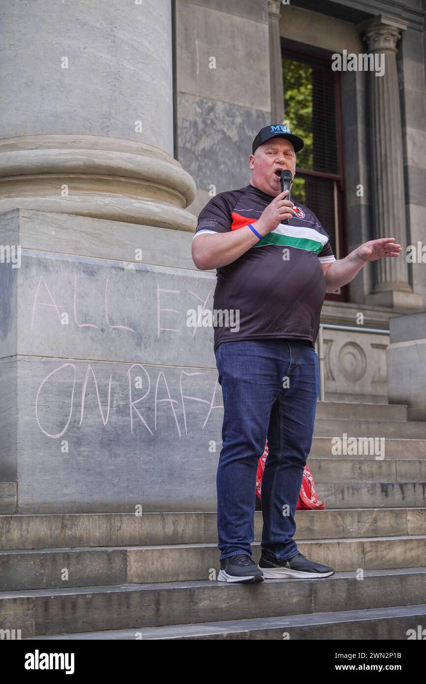 Adelaide, SA Australia 29 February 2024 . Alex Gordon, President of the ...