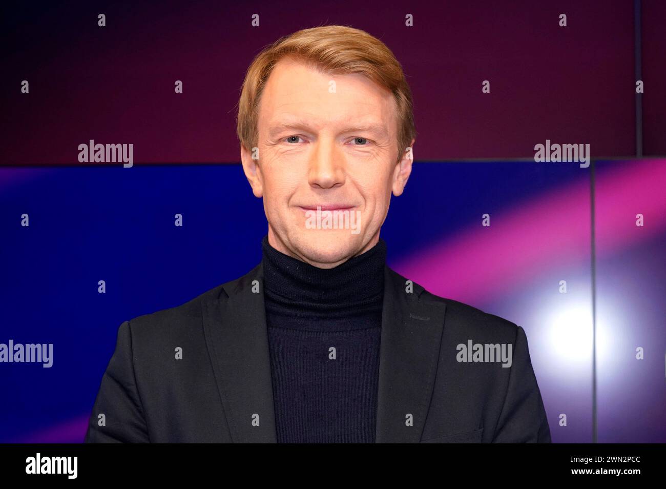 Markus Preiß in der ARD-Talkshow maischberger im Studio Berlin ...