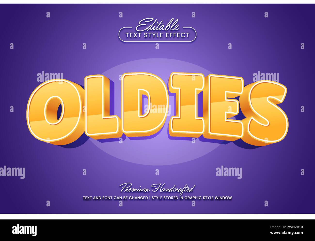 Editable vector text effect hi-res stock photography and images - Alamy