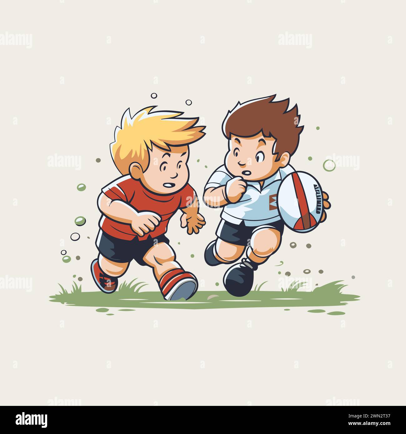 Man playing rugby icon vector vectors hi-res stock photography and ...