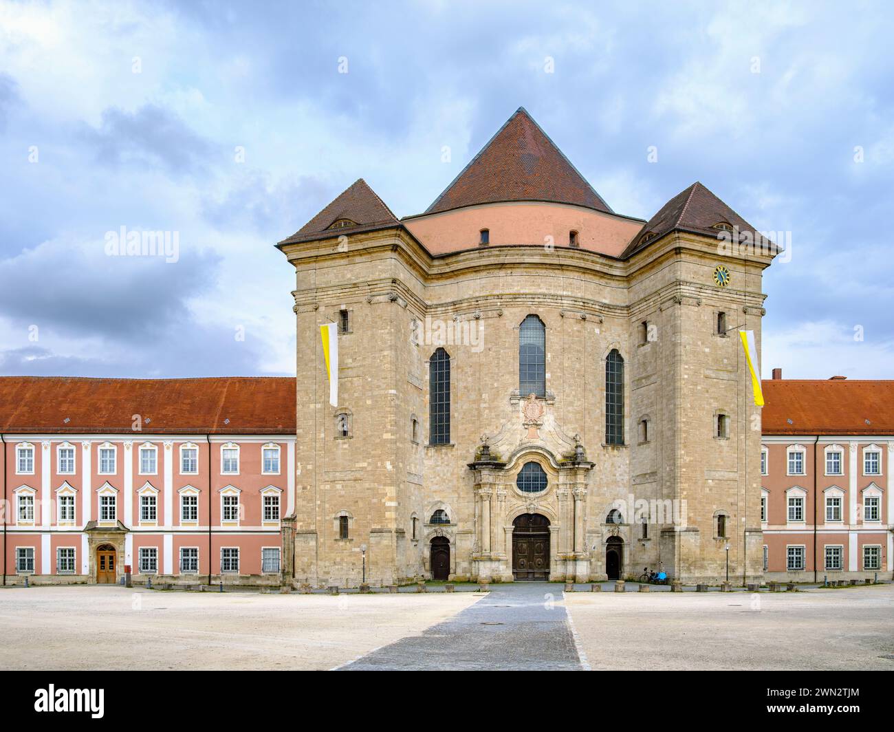 Basilica of St Martin, monastery church of the former Benedictine abbey ...