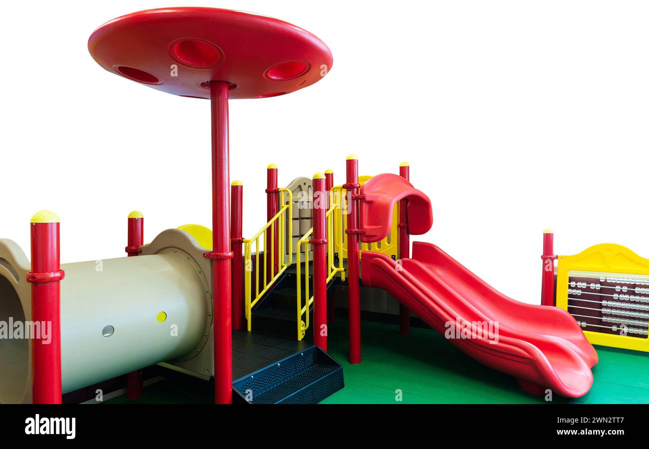 Empty playground ready for children Stock Photo - Alamy