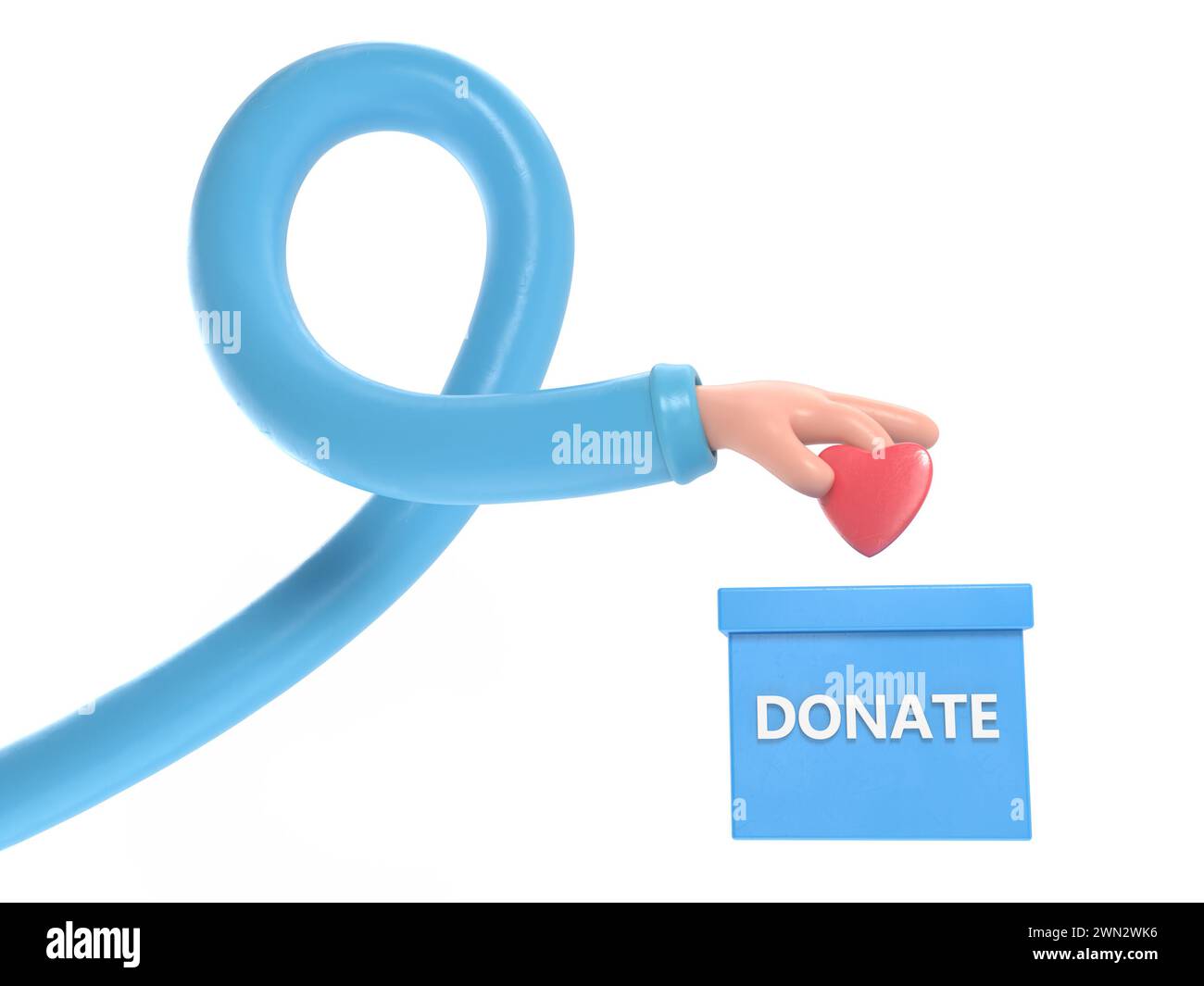 Medical donation concept.3d illustration flat line design. Donor day ...