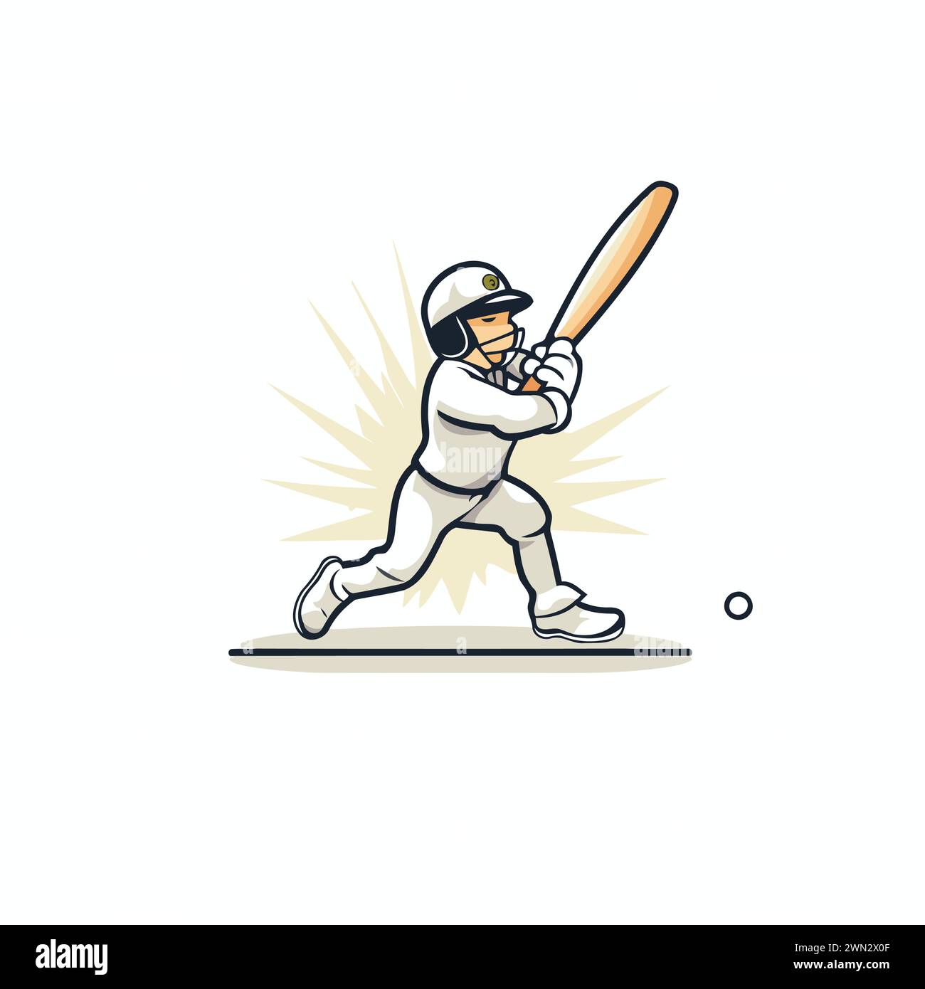 Cartoon cricket match Stock Vector Images - Alamy