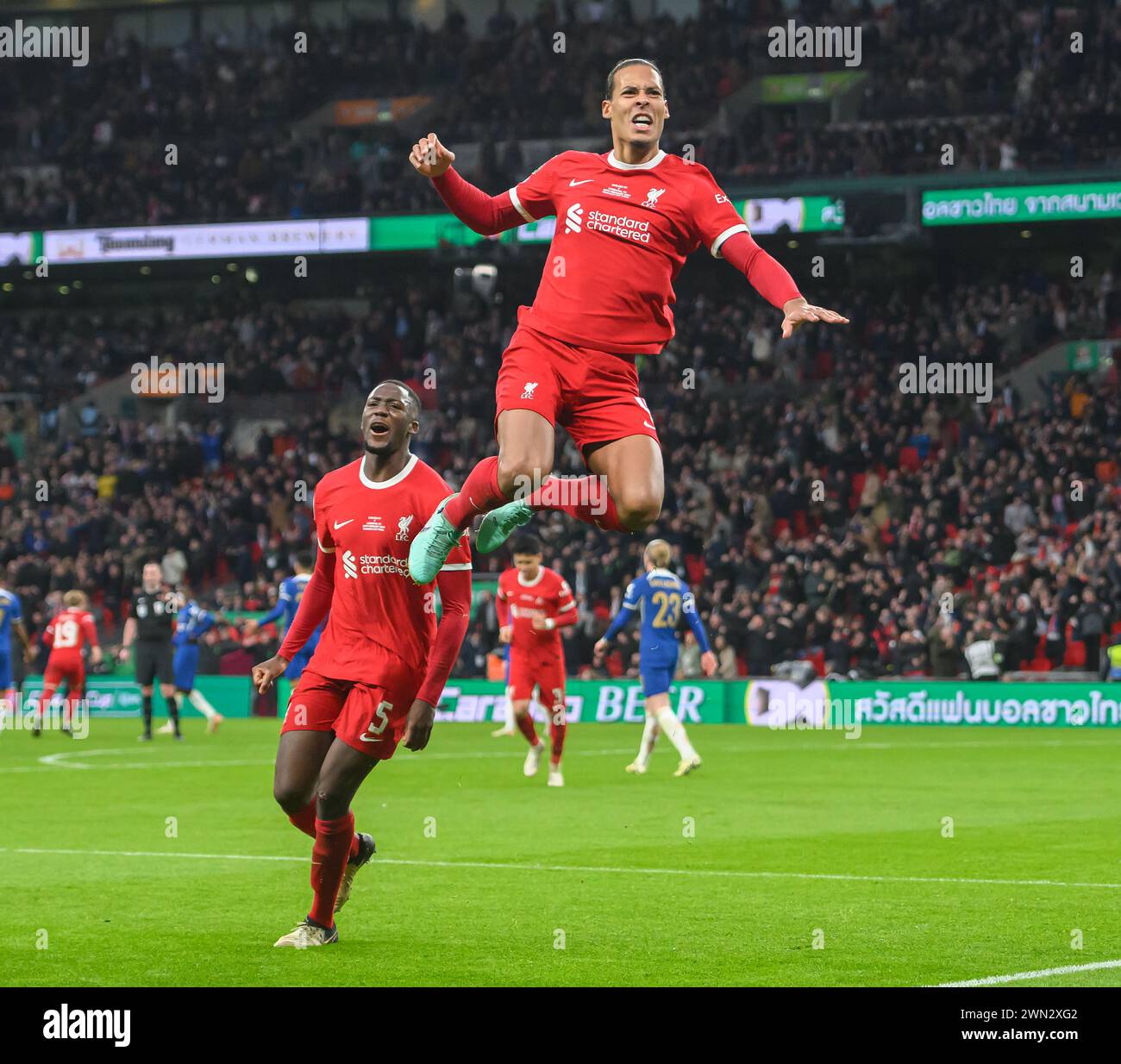25 Feb 2024 - Chelsea v Liverpool - Carabao Cup Final - Wembley Stadium ...