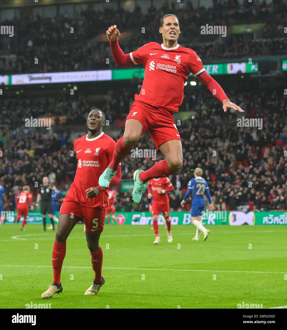 25 Feb 2024 - Chelsea v Liverpool - Carabao Cup Final - Wembley Stadium ...