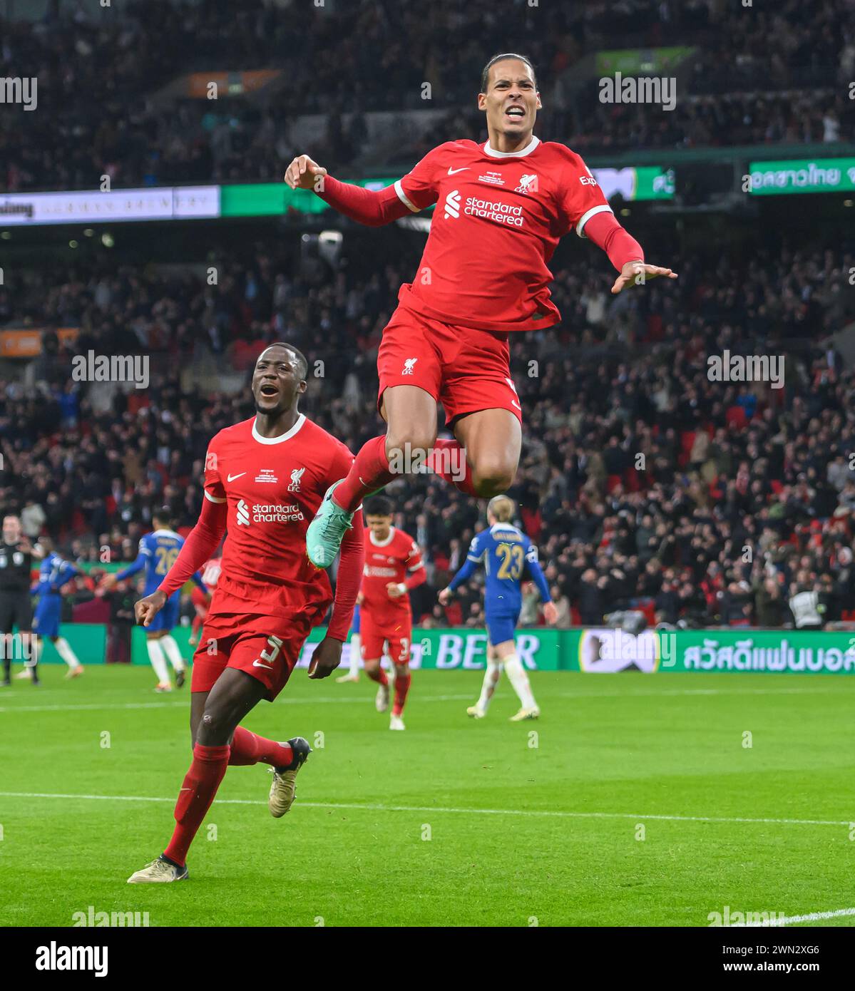 25 Feb 2024 - Chelsea v Liverpool - Carabao Cup Final - Wembley Stadium ...