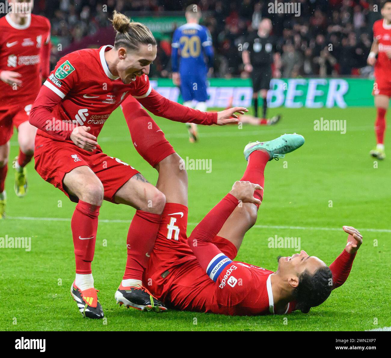 25 Feb 2024 - Chelsea v Liverpool - Carabao Cup Final - Wembley Stadium ...