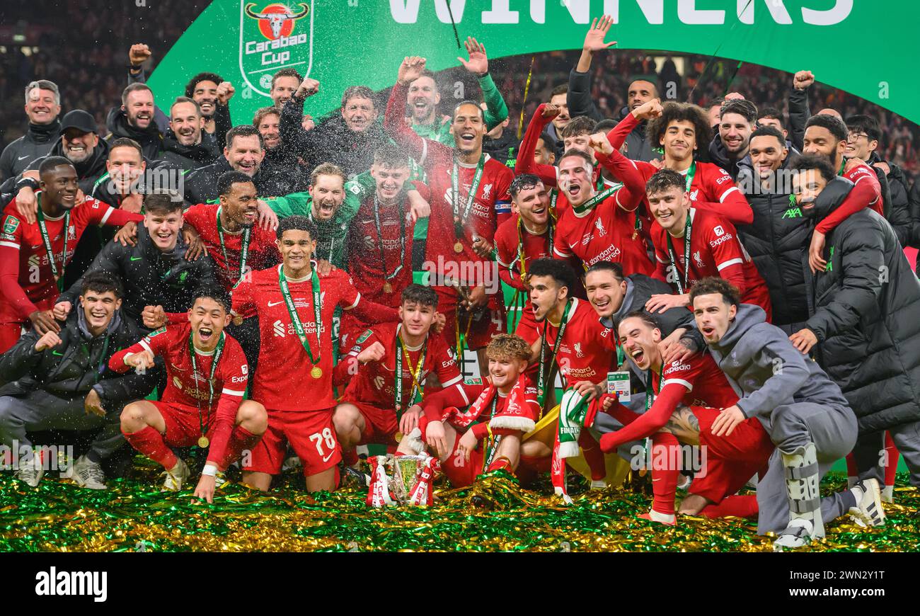 25 Feb 2024 - Chelsea v Liverpool - Carabao Cup Final - Wembley Stadium ...