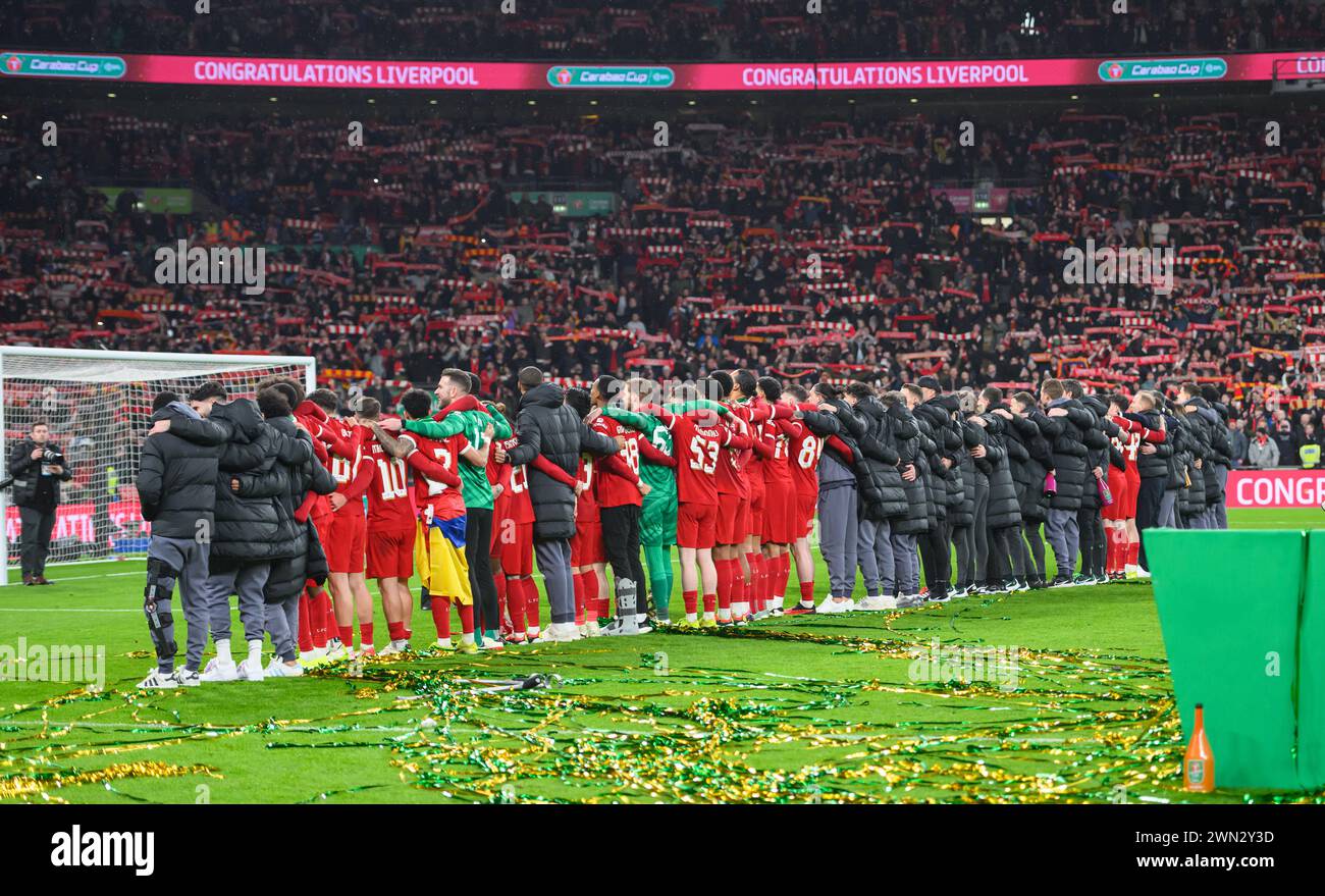 25 Feb 2024 - Chelsea v Liverpool - Carabao Cup Final - Wembley Stadium ...