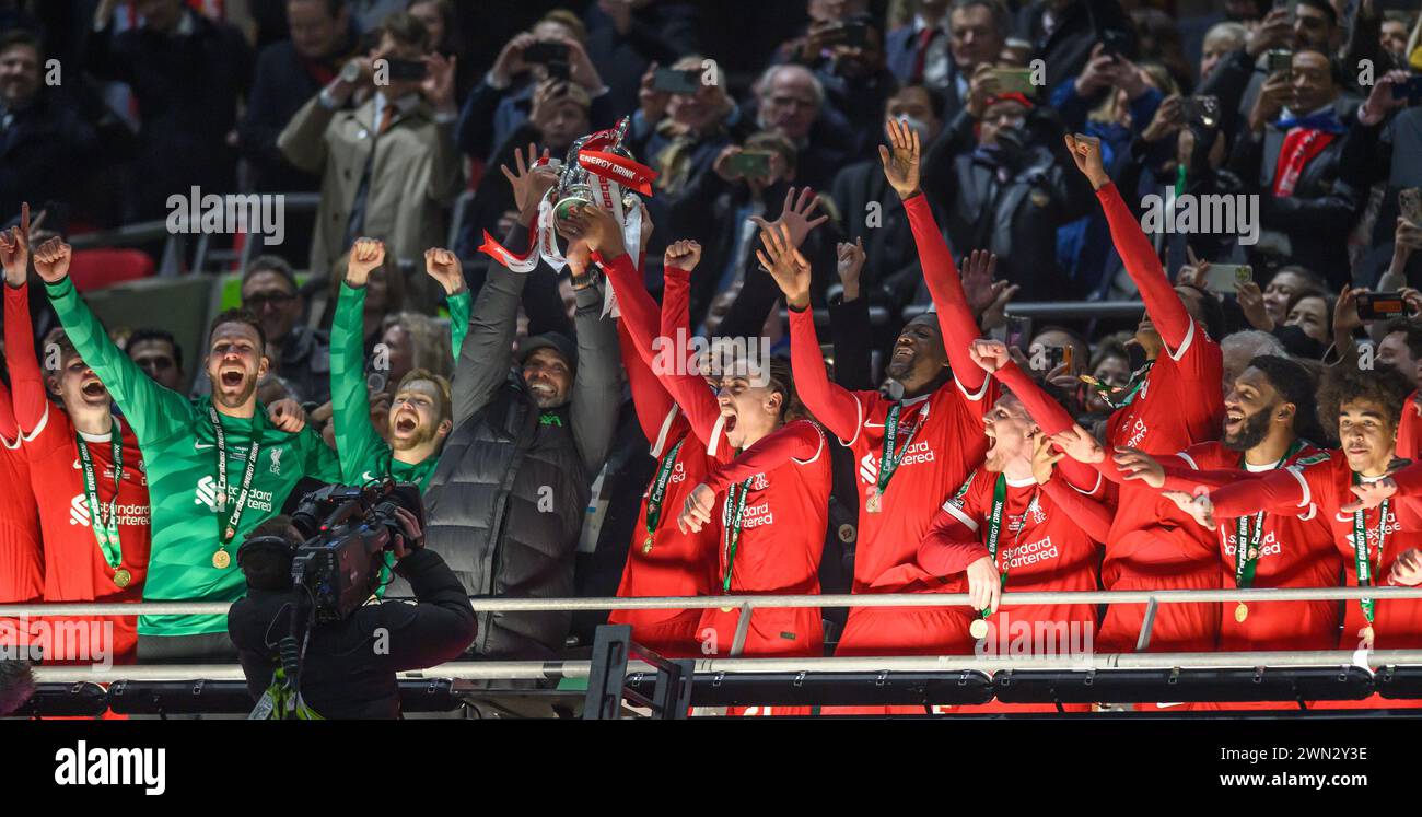 25 Feb 2024 - Chelsea v Liverpool - Carabao Cup Final - Wembley Stadium ...
